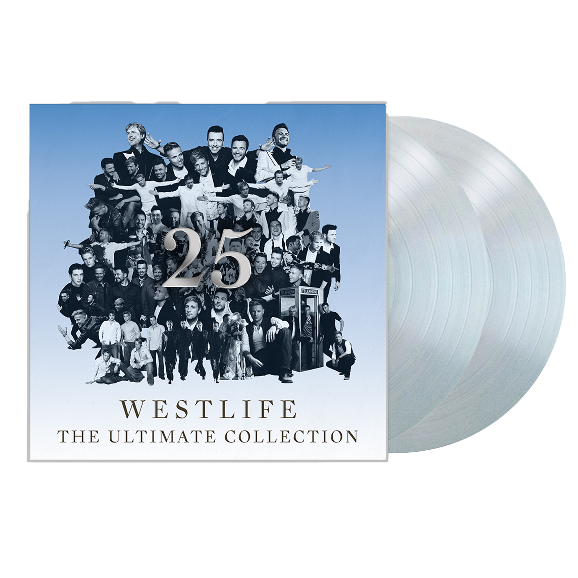 25 - The Ultimate Collection | Deluxe Crystal Clear 2LP – Westlife
